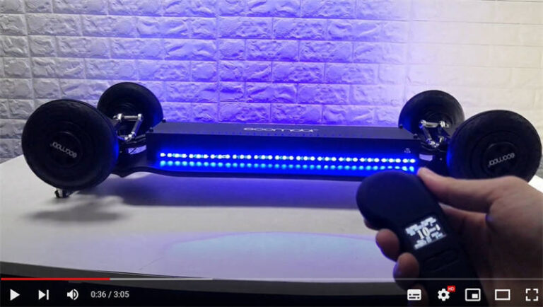 How to operate electric skateboard with the remote control - Ecomobl ...